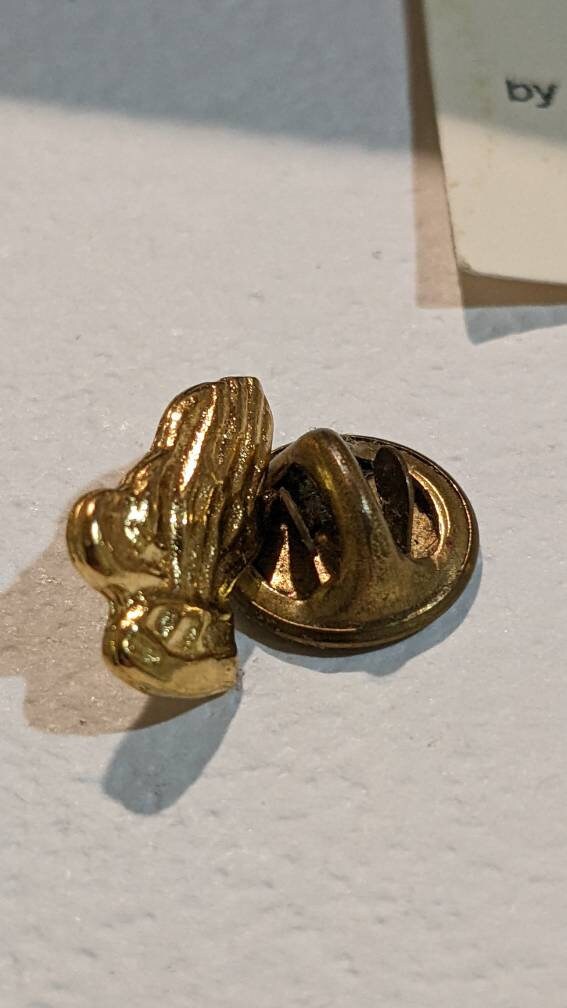 Praying Hands Gold Tone Tack Pin Vintage New Gift - Etsy