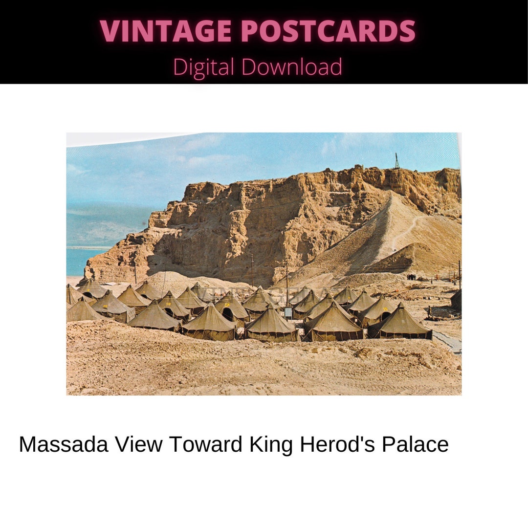Israel Picture Postcards Vintage Holy Land Instant Digital - Etsy