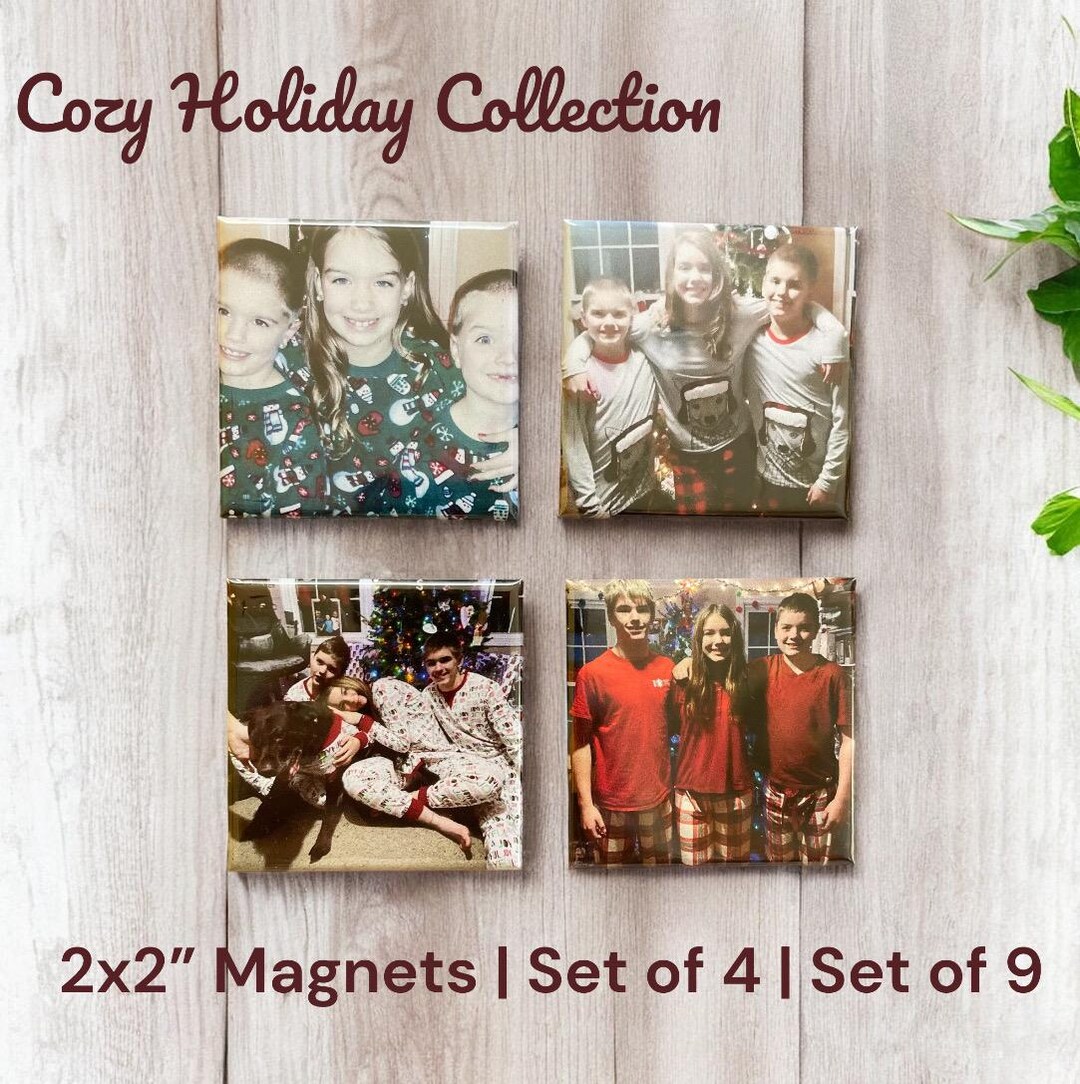Custom Photo Magnets: 2x2" Personalized Keepsake Fridge Decor - Etsy
