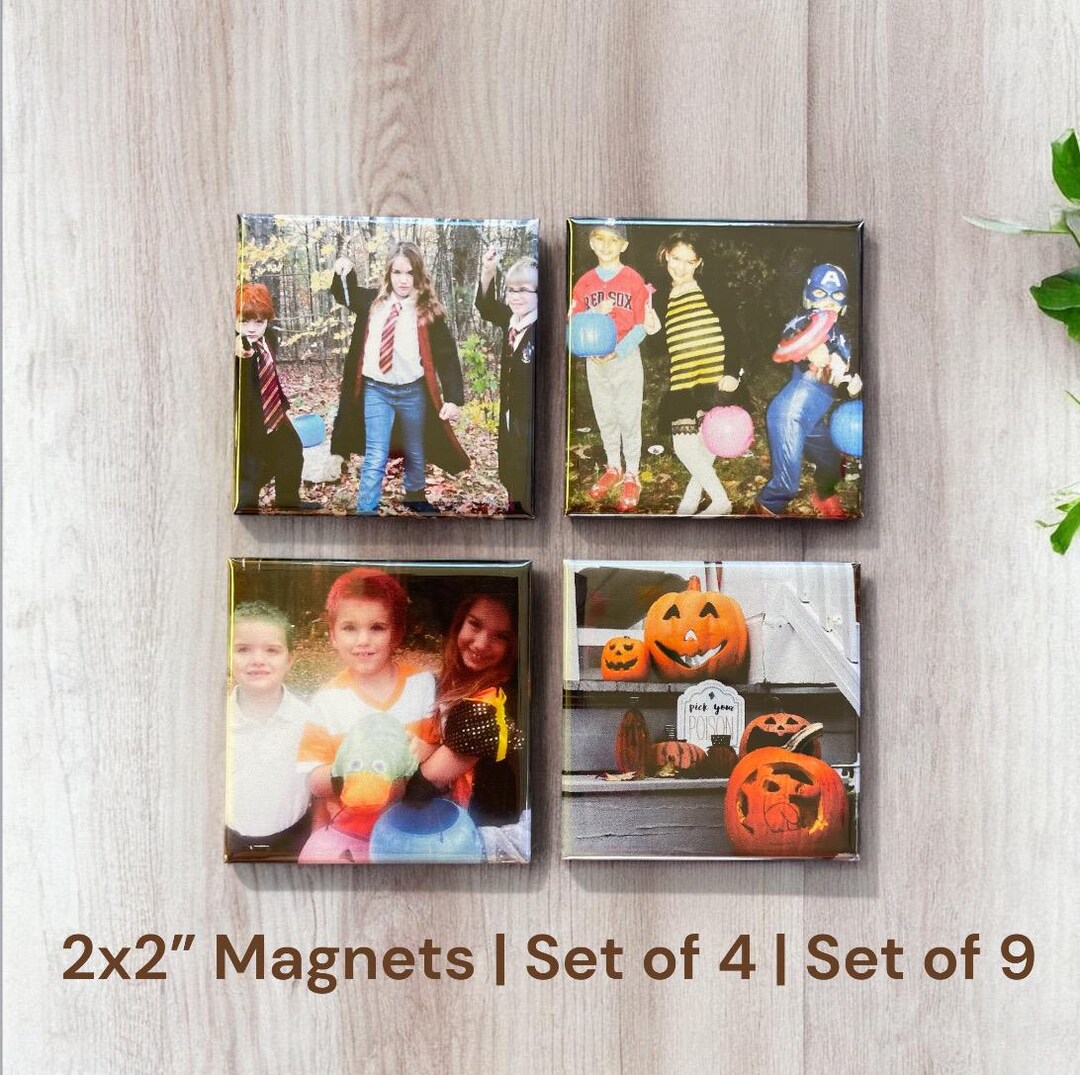 Custom Photo Magnets: 2x2" Personalized Keepsake Fridge Decor - Etsy