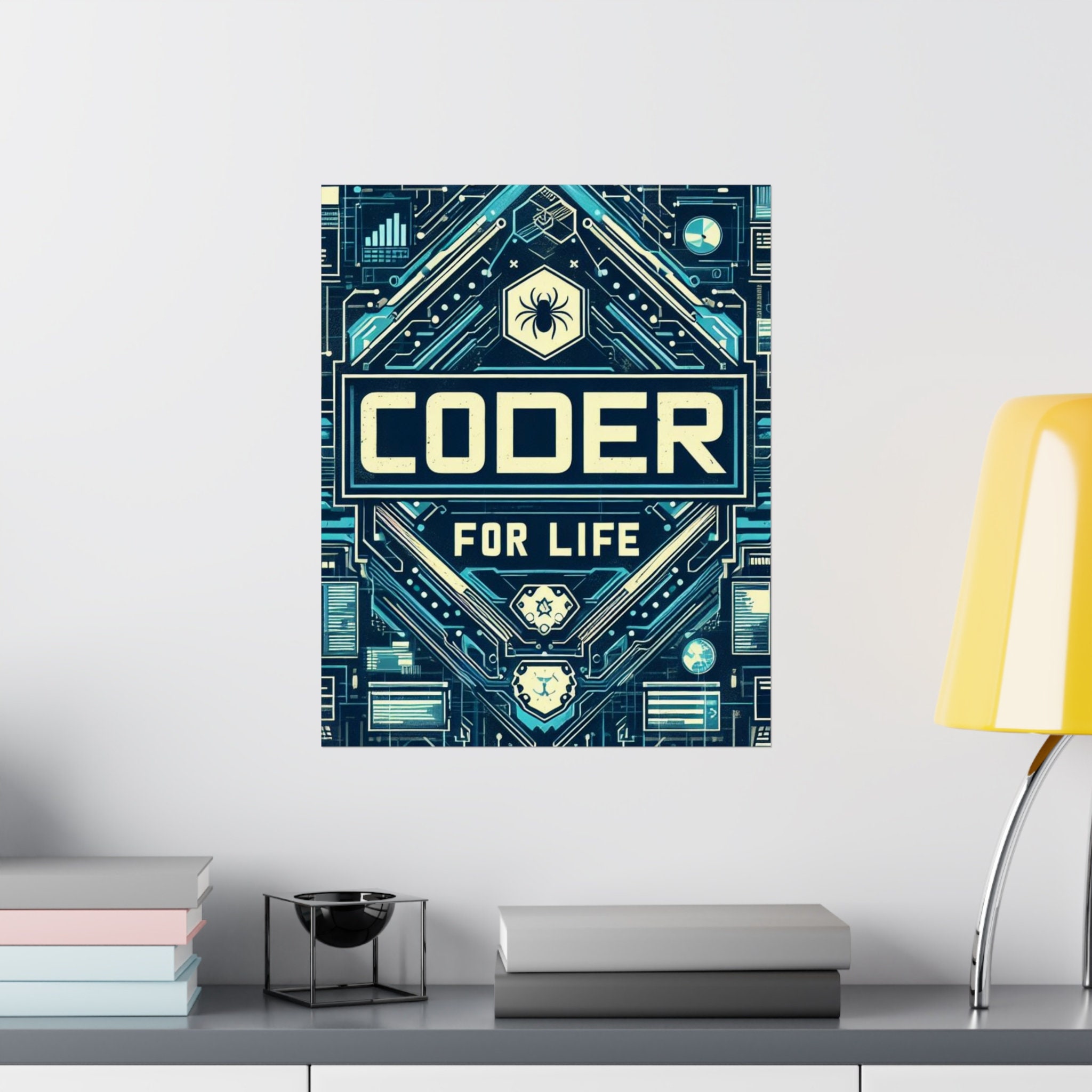 Coder for Life Matte Poster - Etsy