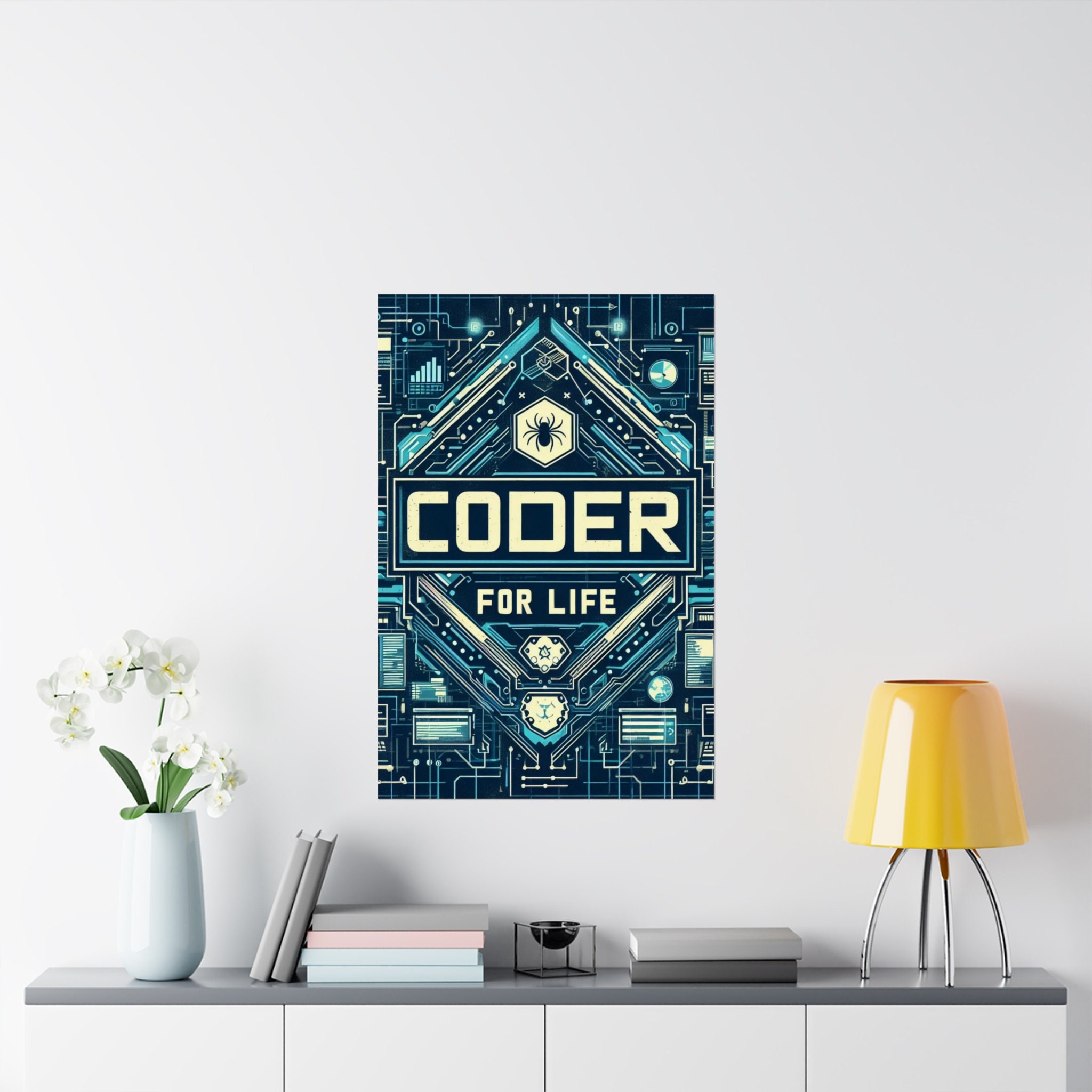 Coder for Life Matte Poster - Etsy