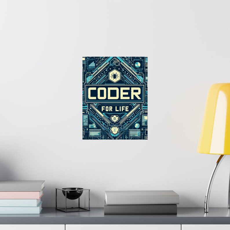 Coder for Life Matte Poster - Etsy