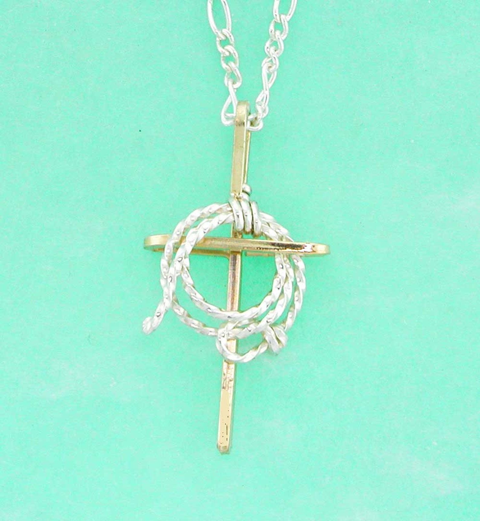 Lariat Cross Necklace Cowgirl Gift Western Wedding Wire | Etsy