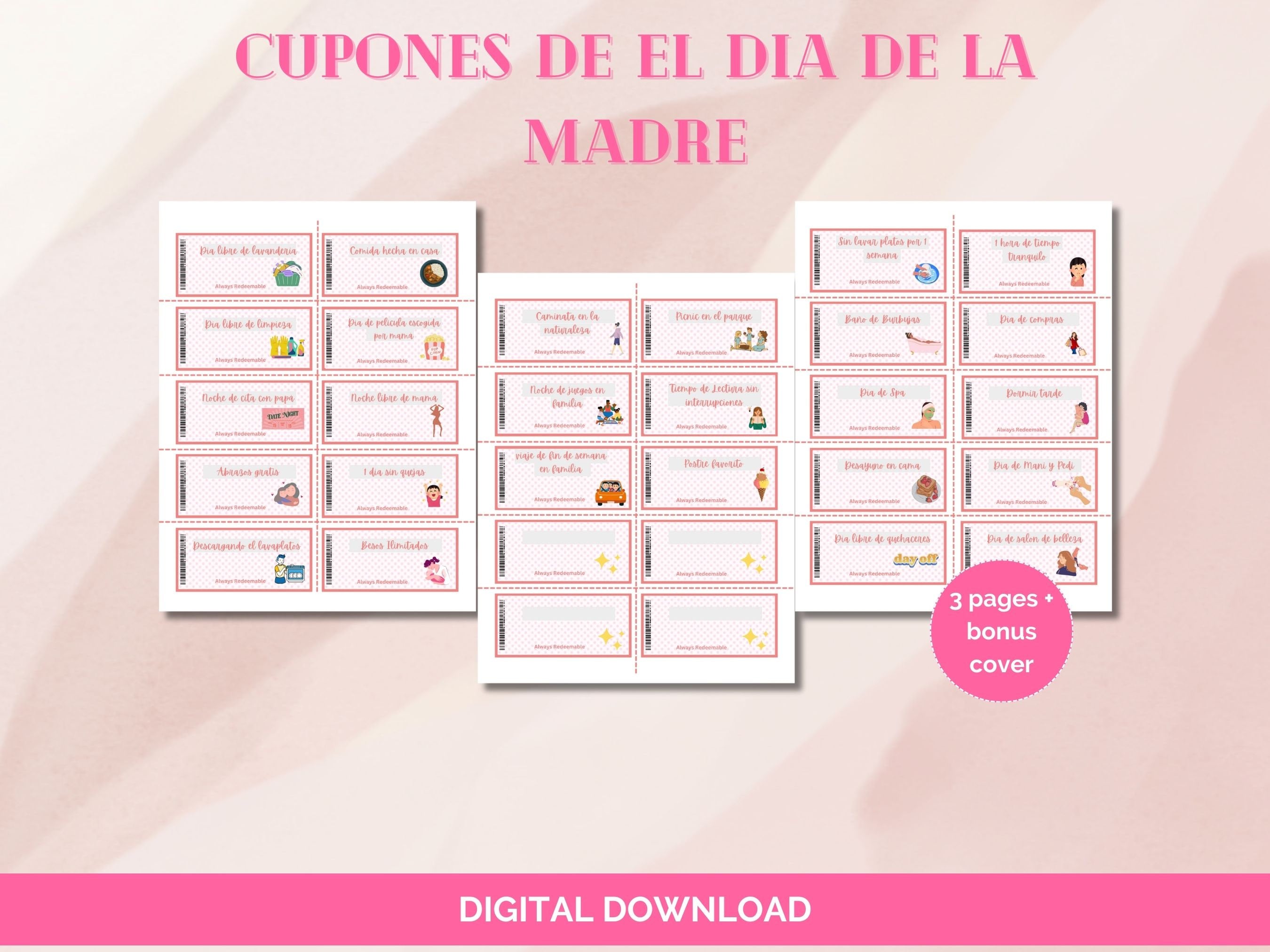 Dia De Las Madres, Latino Mothers Day Coupons, Mother's Day Spanish ...