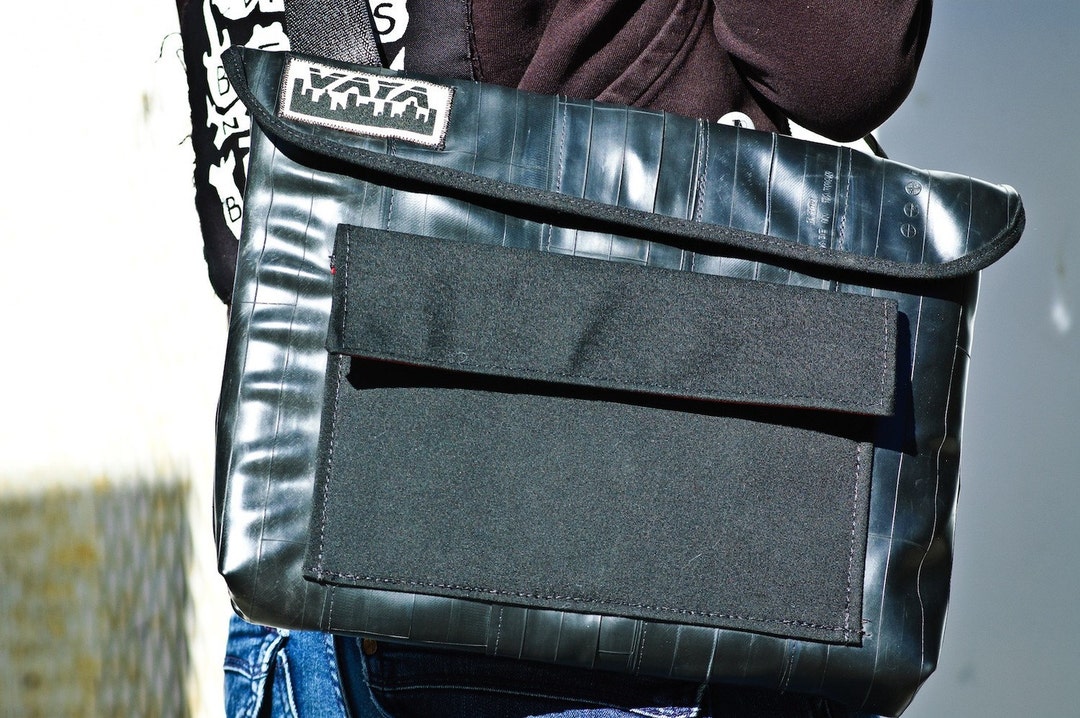 Recycled Bike Tube Laptop Bag - MacBook (pro) 13in. - Red Interior - Etsy