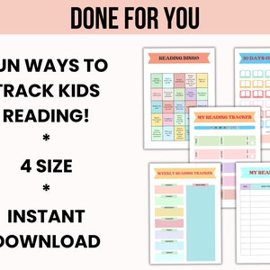 Kids Reading Planner and Journal With PLR Resell Rights, PLR Kids Book ...