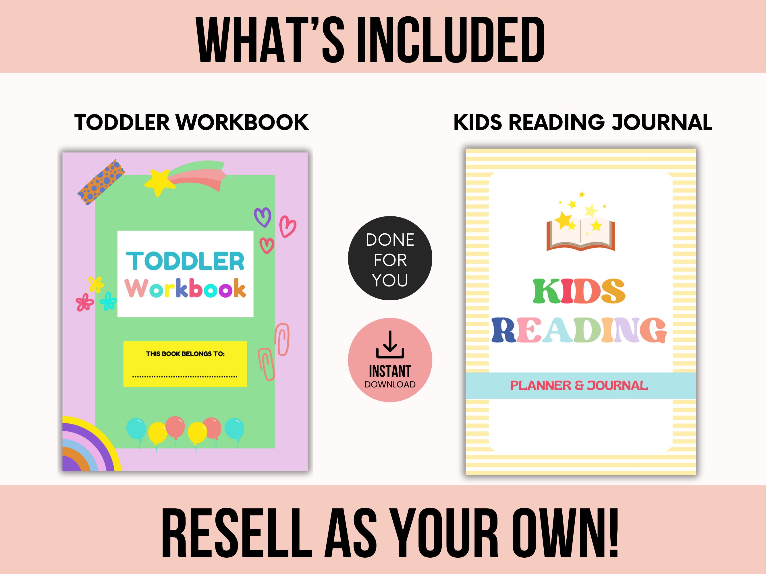 PLR Kids Activities With Resell Rights, Kids Ebook Bundle, PLR Kids ...