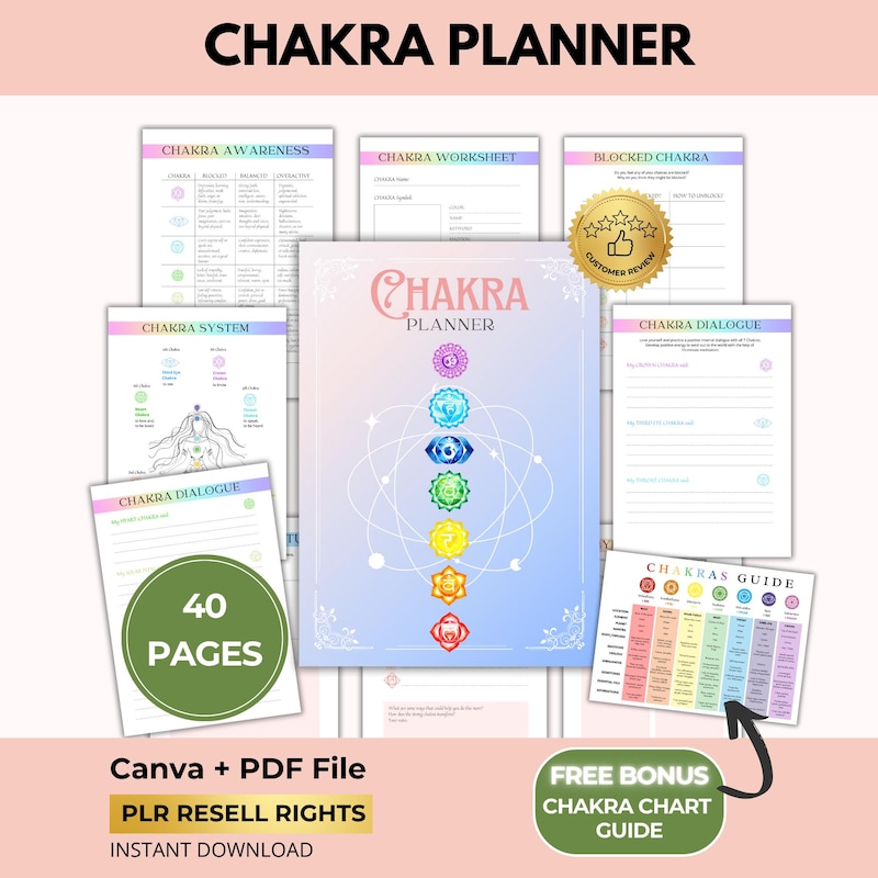 Chakra Meditation Diary - Etsy UK