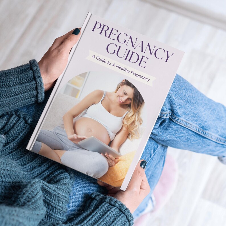 Pregnancy Guide Ebook, New Born Care Guidebook, Maternity Book, Canva ...
