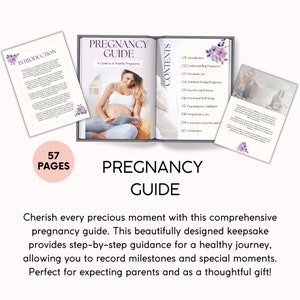 Pregnancy Guide Ebook, New Born Care Guidebook, Maternity Book, Canva ...