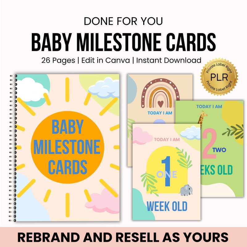 Milestone Cards - Etsy