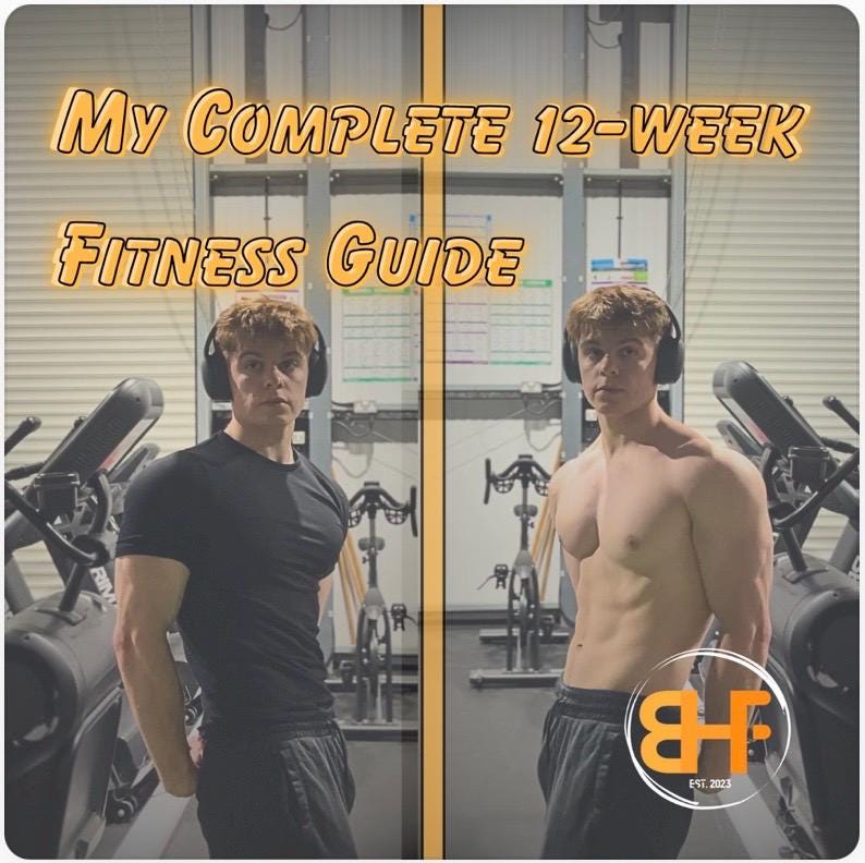 My Complete 12-week Fitness Plan - Etsy