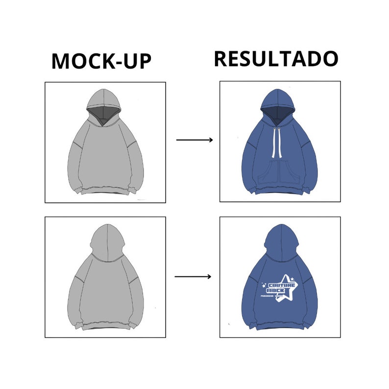 Sweatshirt Vector Mockup Pack, Mockups Pack Vector Hoodie Zipper ...