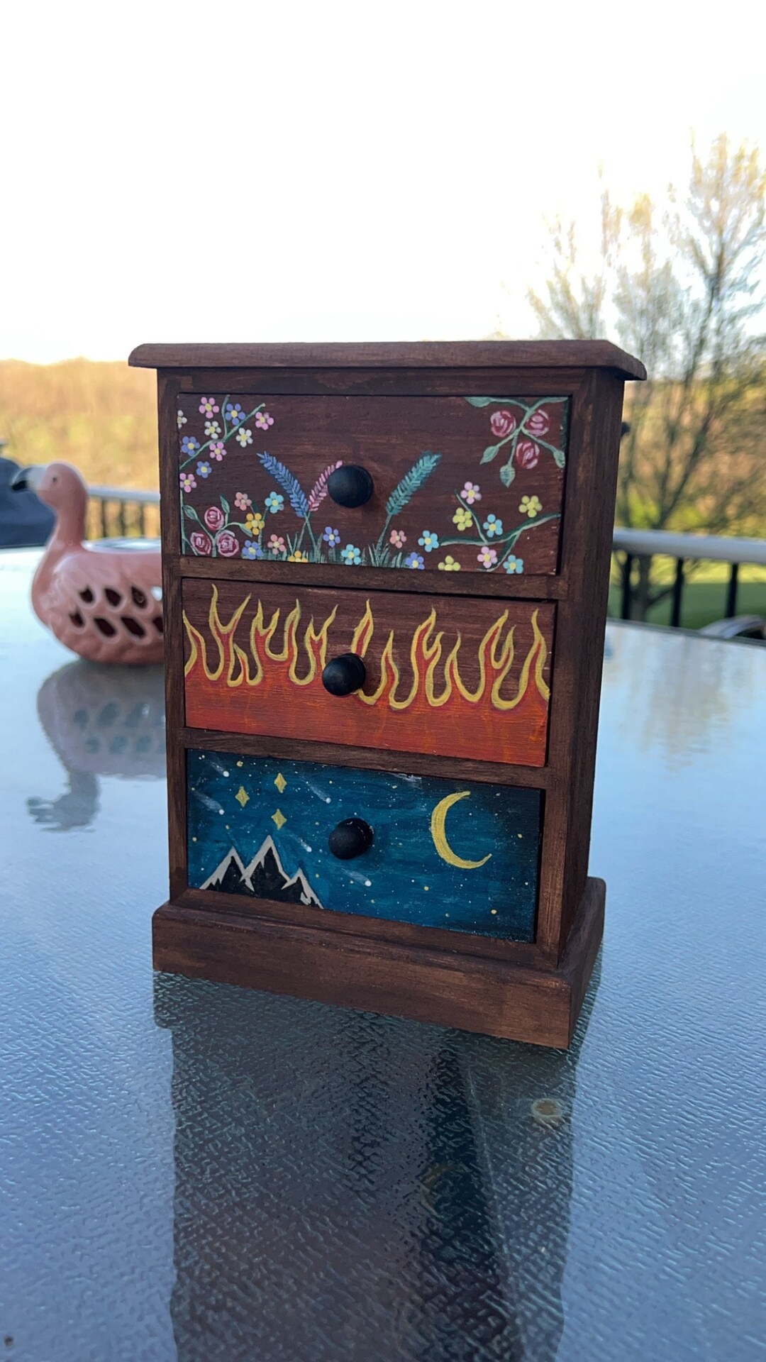 ACOTAR Dresser, Hand Painted With MOUNTIANS ADDED - Etsy