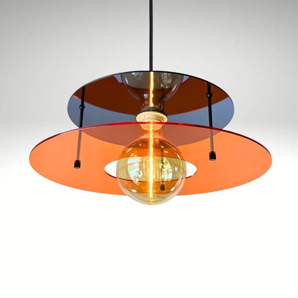 Orange Ceiling Light - Etsy UK