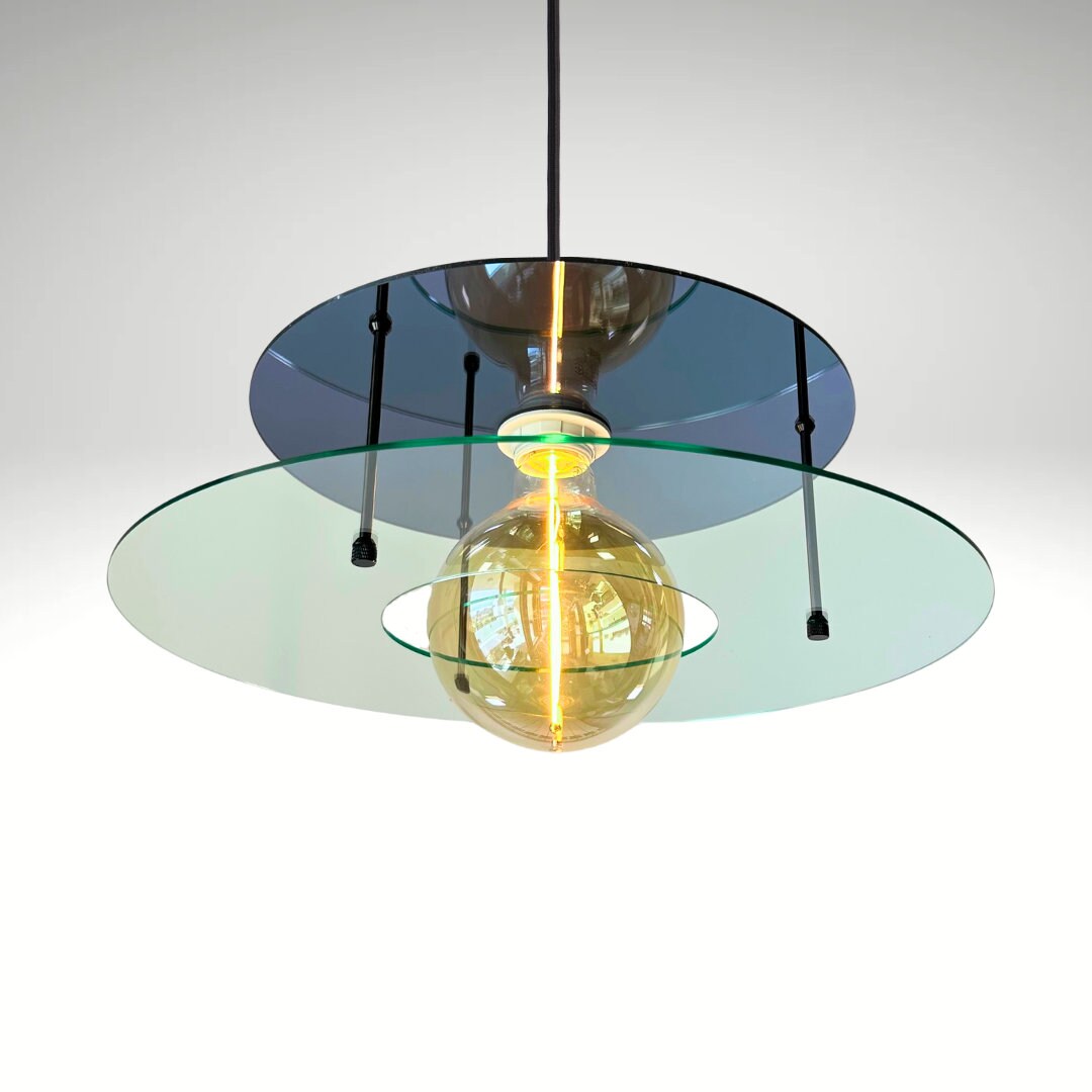 Crystal Acrylic Pendant Light, Mid Century Modern Chandelier, Space Age ...