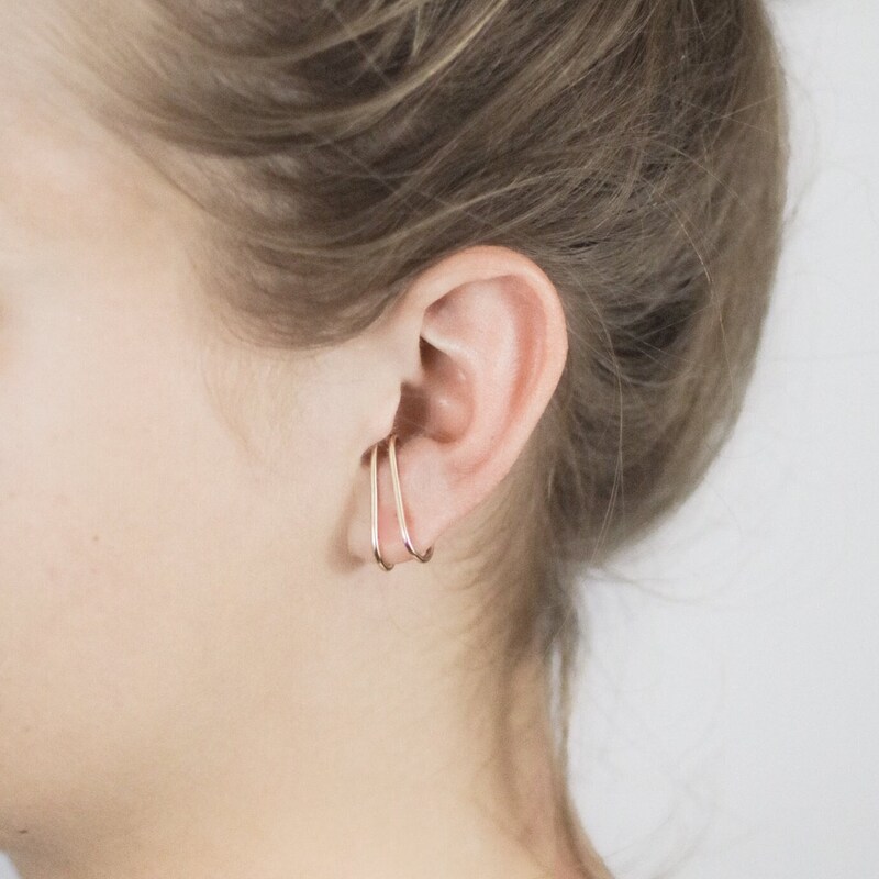 Double Ear Piercing - Etsy