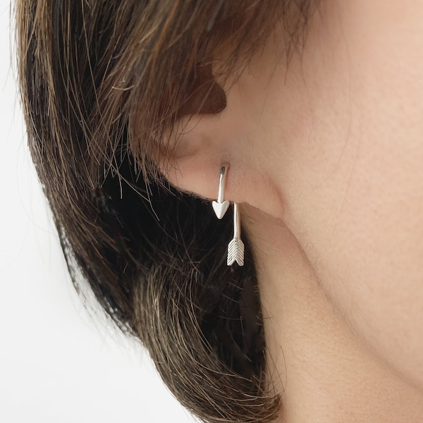 Arrow Earrings - Etsy