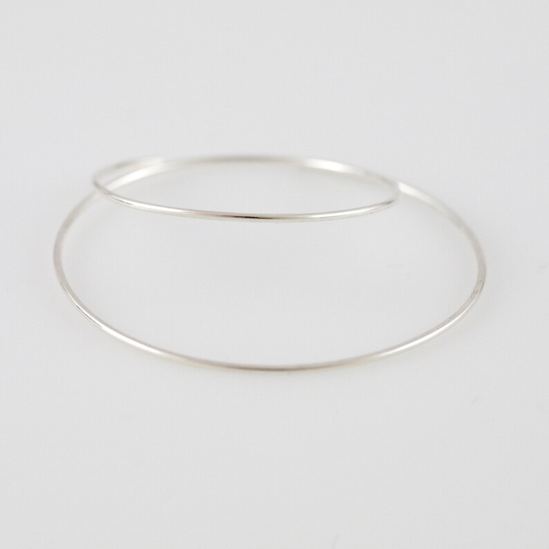 Double Loop Hoops PAIR 14k Gold Filled or Sterling Silver | Etsy