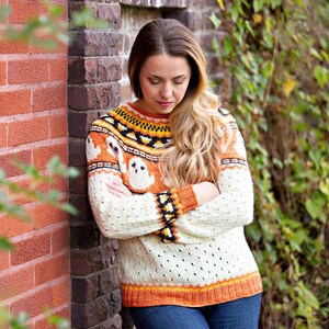 Halloween Sweater Knitting Pattern |PDF Download| Colorwork Ghosts ...