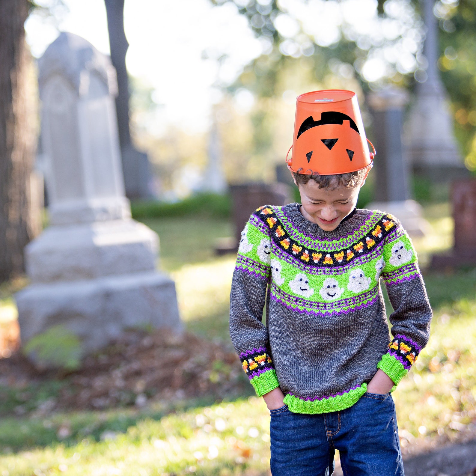 Halloween Sweater Knitting Pattern| Knit a Spooky Sweater With Fair ...