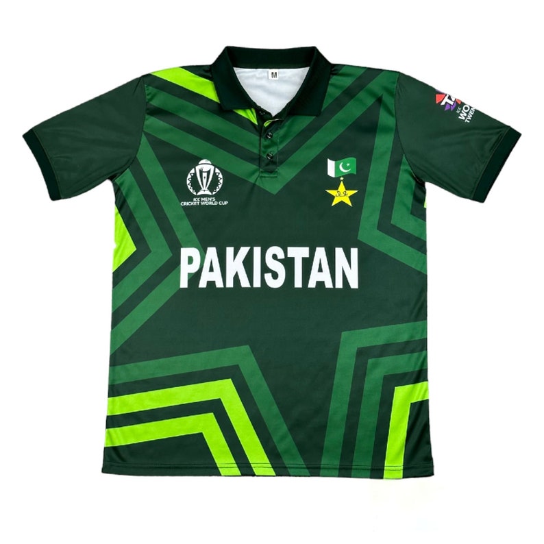 Pakistan Cricket Team Jersey World Cup Support T-shirt - Seasoned ...
