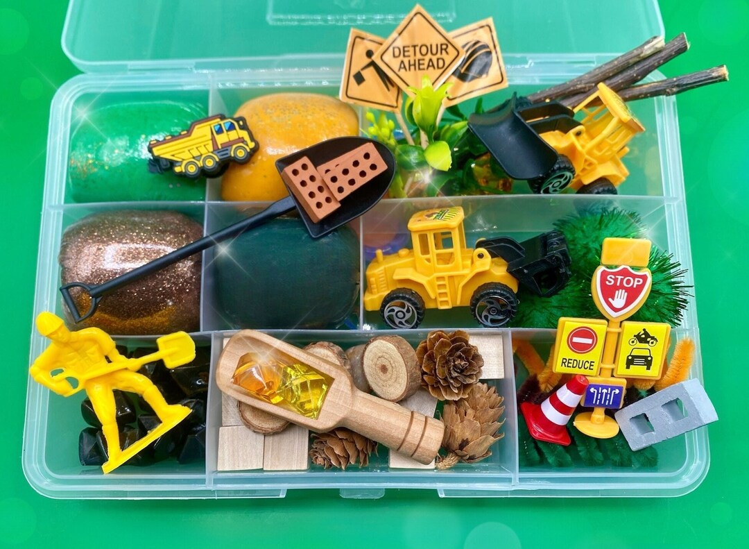 Construction Crew Playkit Play Dough Kit Custom Personalized Birthday ...