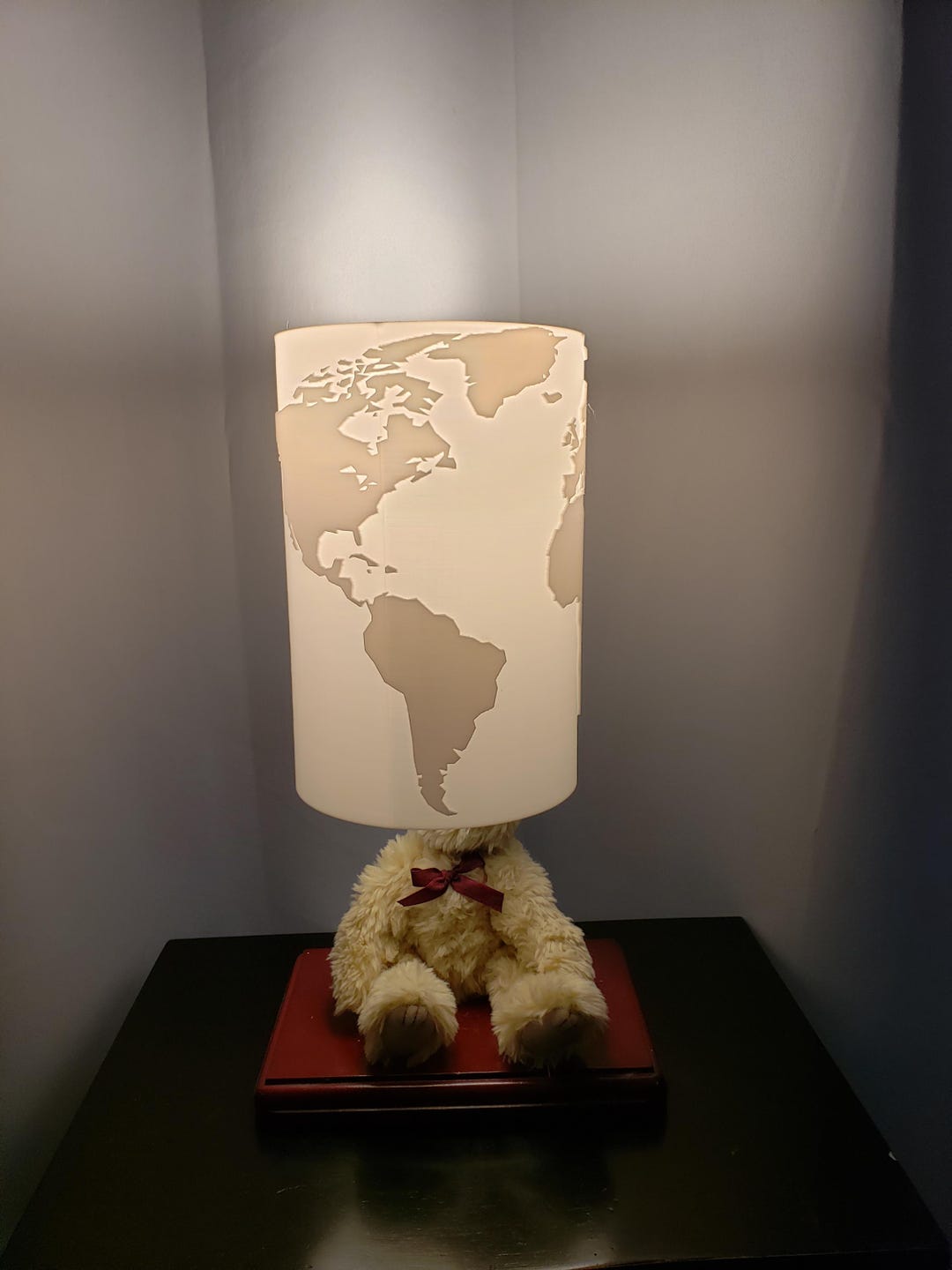 Creative Lamp Shade World Map - Etsy