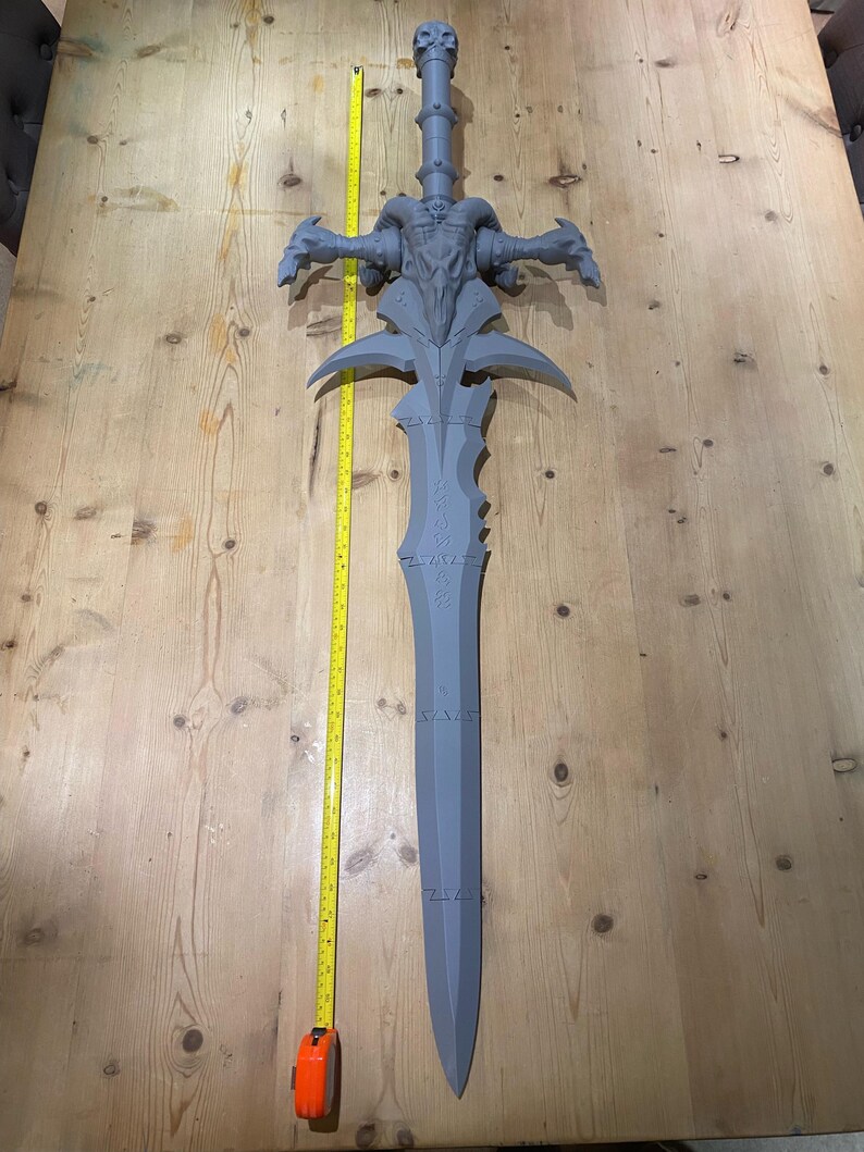 Frostmourne Sword Replica: 3D Printed PLA, World of Warcraft Cosplay ...