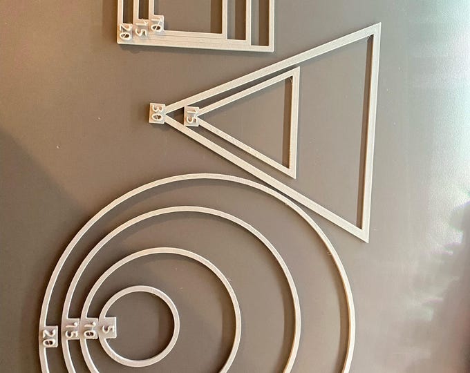 Dnd Spell Template Set - Dungeon and Dragons, Custom 3D Printed RPG ...