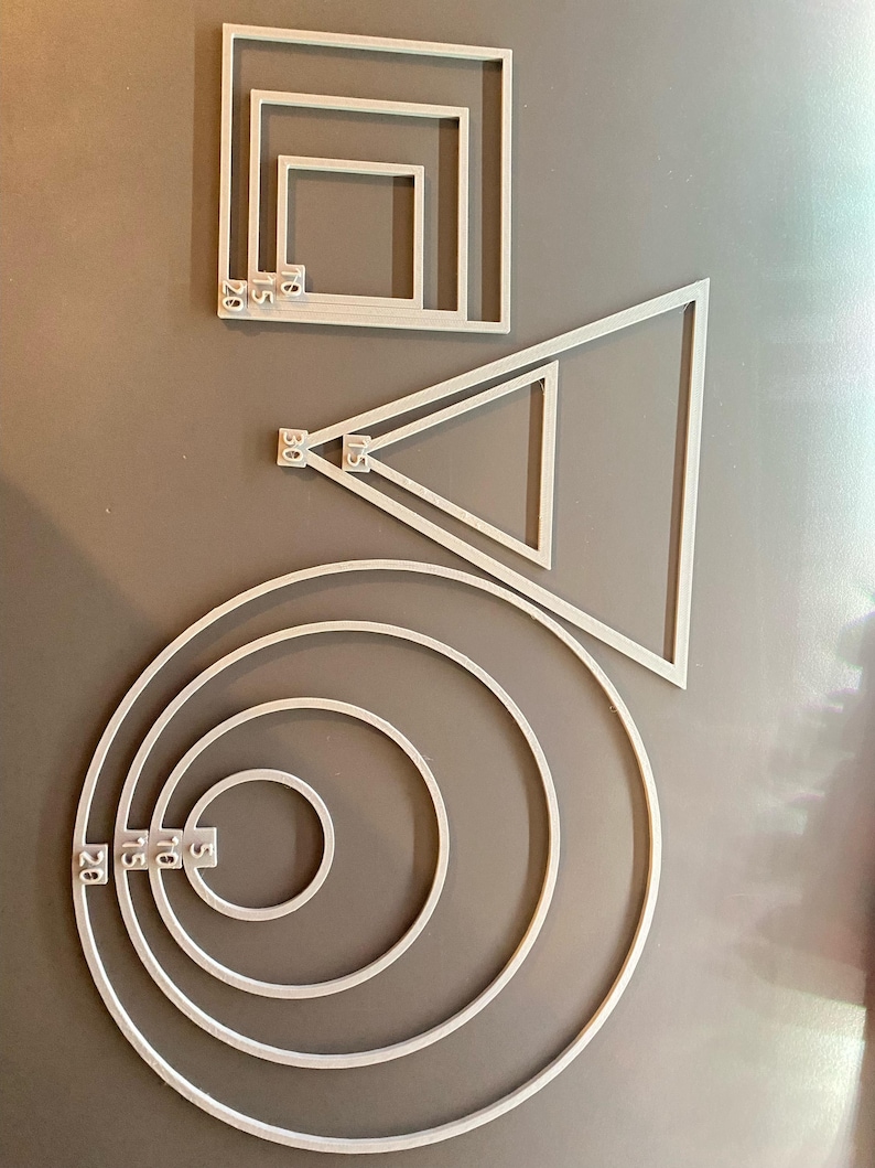 Dnd Spell Template Set - Dungeon and Dragons, Custom 3D Printed RPG ...