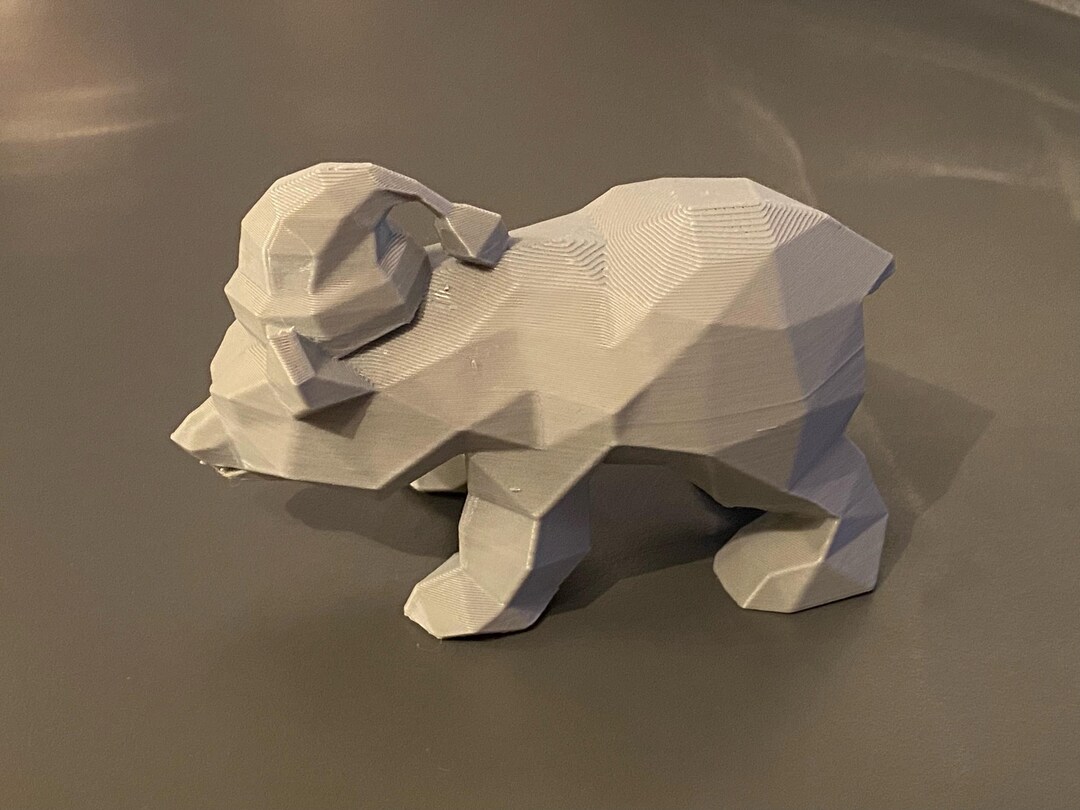 3D Printed Wow Bear With Christmas Hat: Festive Gamer Gift - Etsy