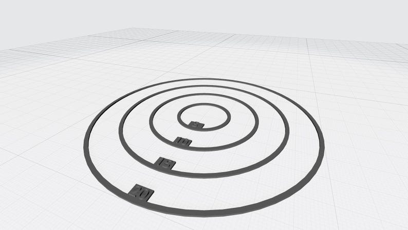 Dnd Spell Template Set - Dungeon and Dragons, Custom 3D Printed RPG ...