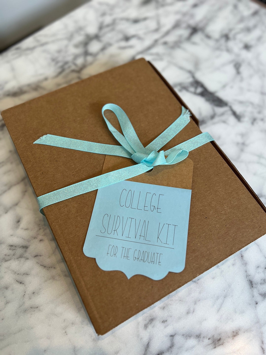 College SURVIVAL KIT *blue* | Back to School | Graduation Gift ...