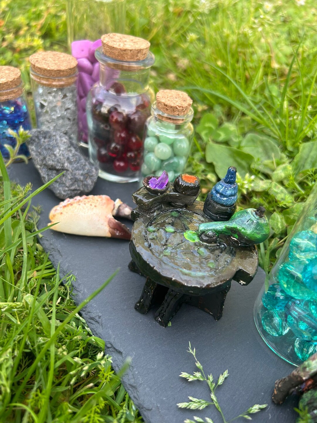 Skyrim Alchemy Table Miniature Handmade - Etsy