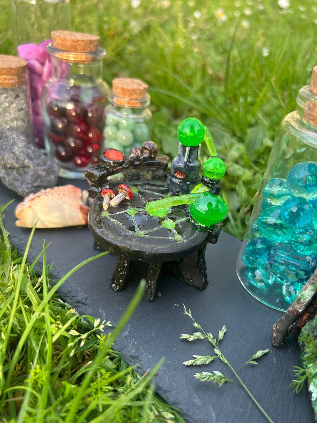 Skyrim Alchemy Table Miniature Diorama From the Elder Scrolls - Etsy