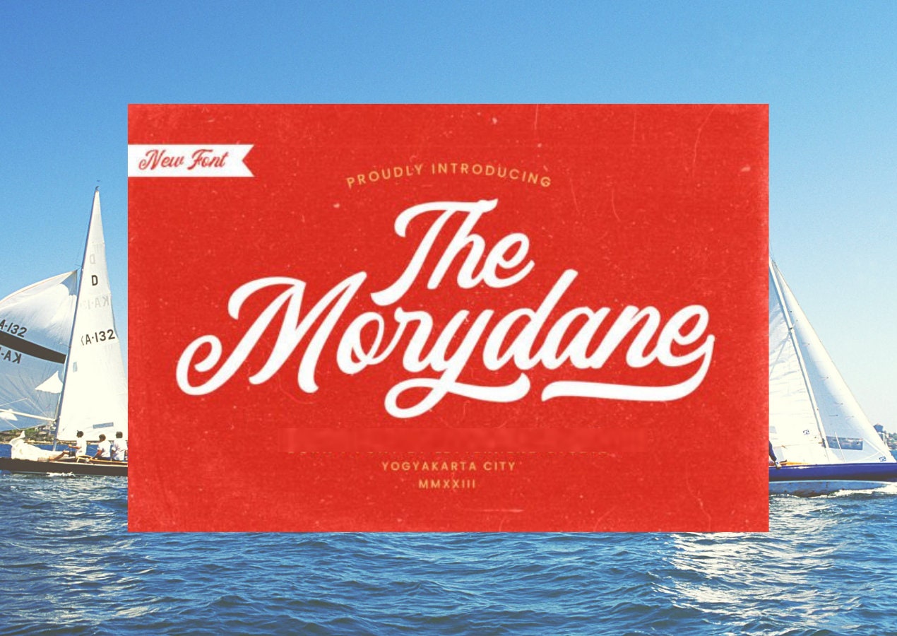 Mory Dane Font San Seriffont, Canva Font, Procreate Font, Logo Font ...