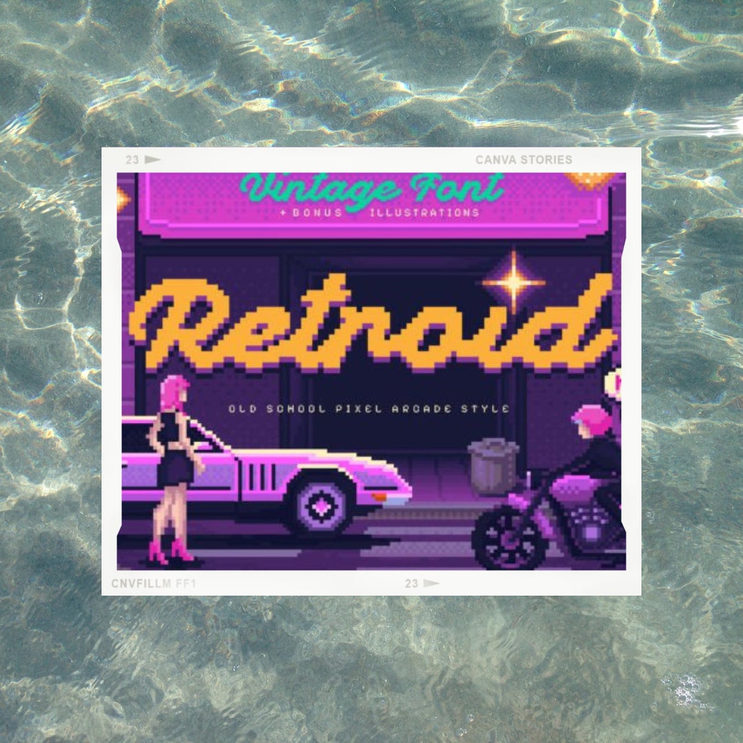 Retroid Rustic Font Elegant Font, Charming Font, Retro Font, Vintage ...