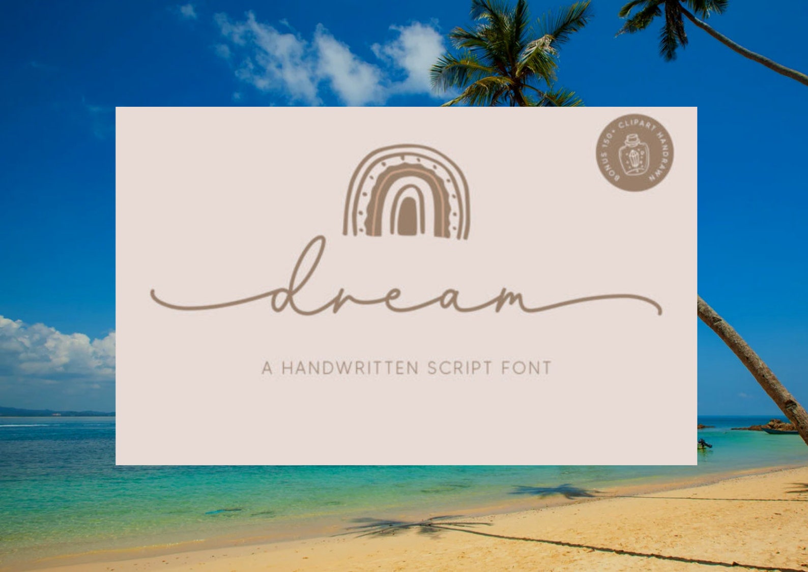 Dream Font Script Font, Cricut Font, Fancy Font, Duo Font, Farmhouse ...
