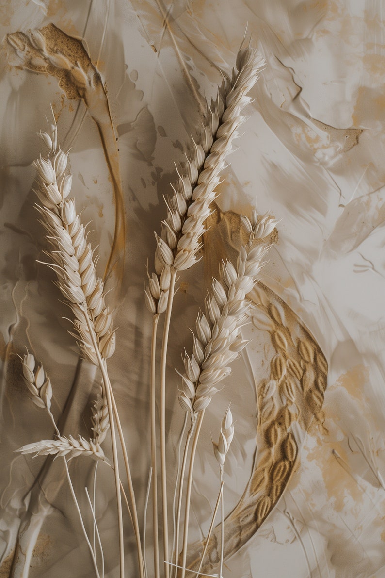 Printable Digital Grain Wall Art - Etsy