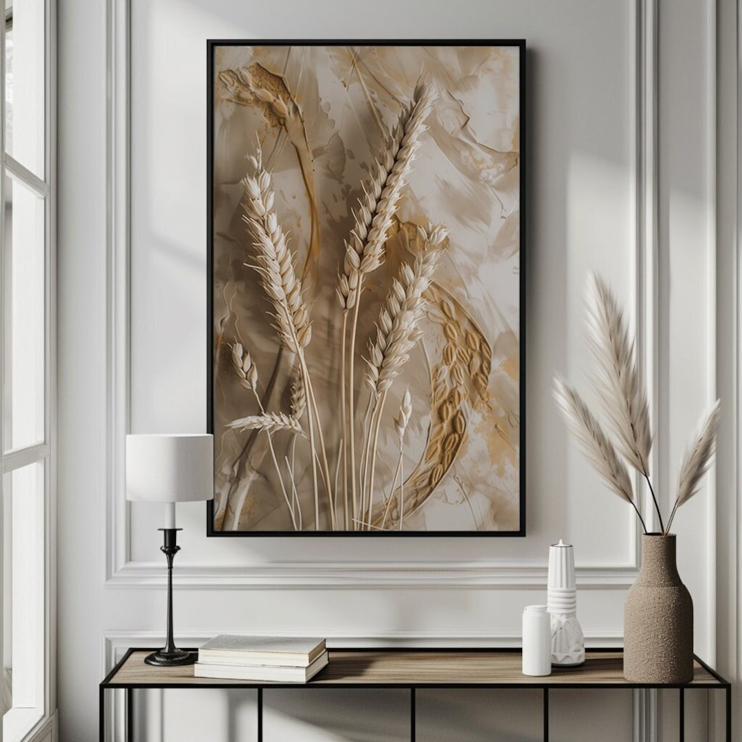 Printable Digital Grain Wall Art - Etsy