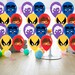 XMEN 97 Free Personalized Custom Cake Topper Cupcake Happy Birthday ...