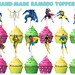 XMEN 97 Free Personalized Custom Cake Topper Cupcake Happy Birthday ...