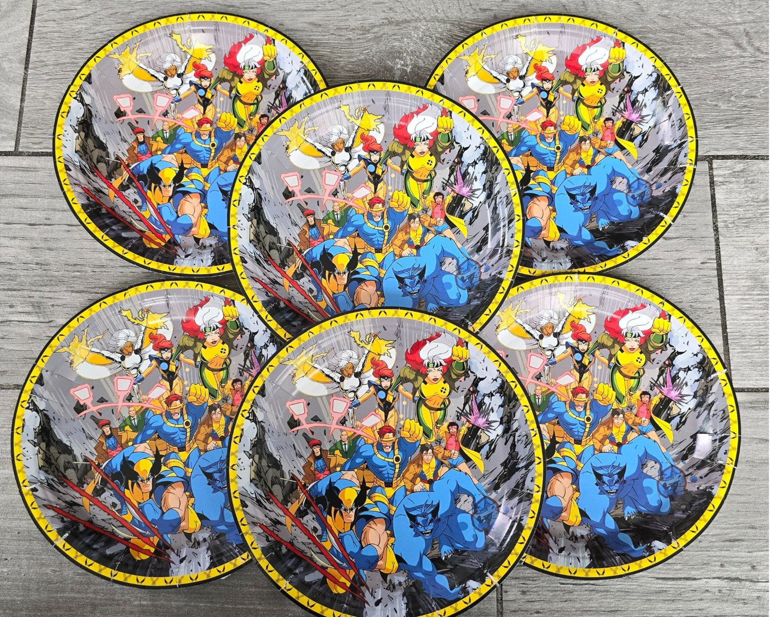 XMEN 97 Free Personalized Custom Cake Topper Cupcake Happy Birthday ...