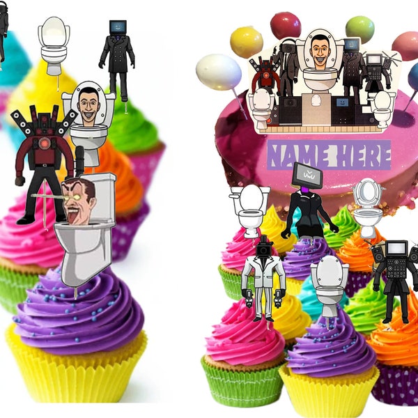 Skibidi Toilet Happy Birthday - Etsy