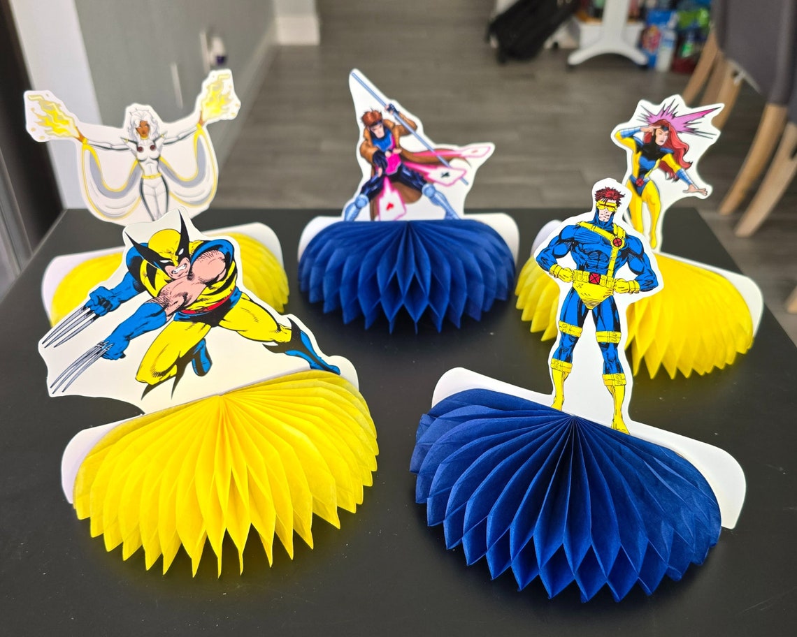 XMEN 97 Free Personalized Custom Cake Topper Cupcake Happy Birthday ...