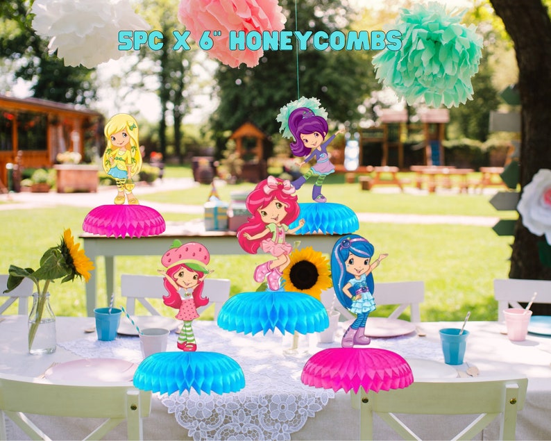 Strawberry Shortcake Free Personalized Custom Cake Topper Cupcake Happy ...