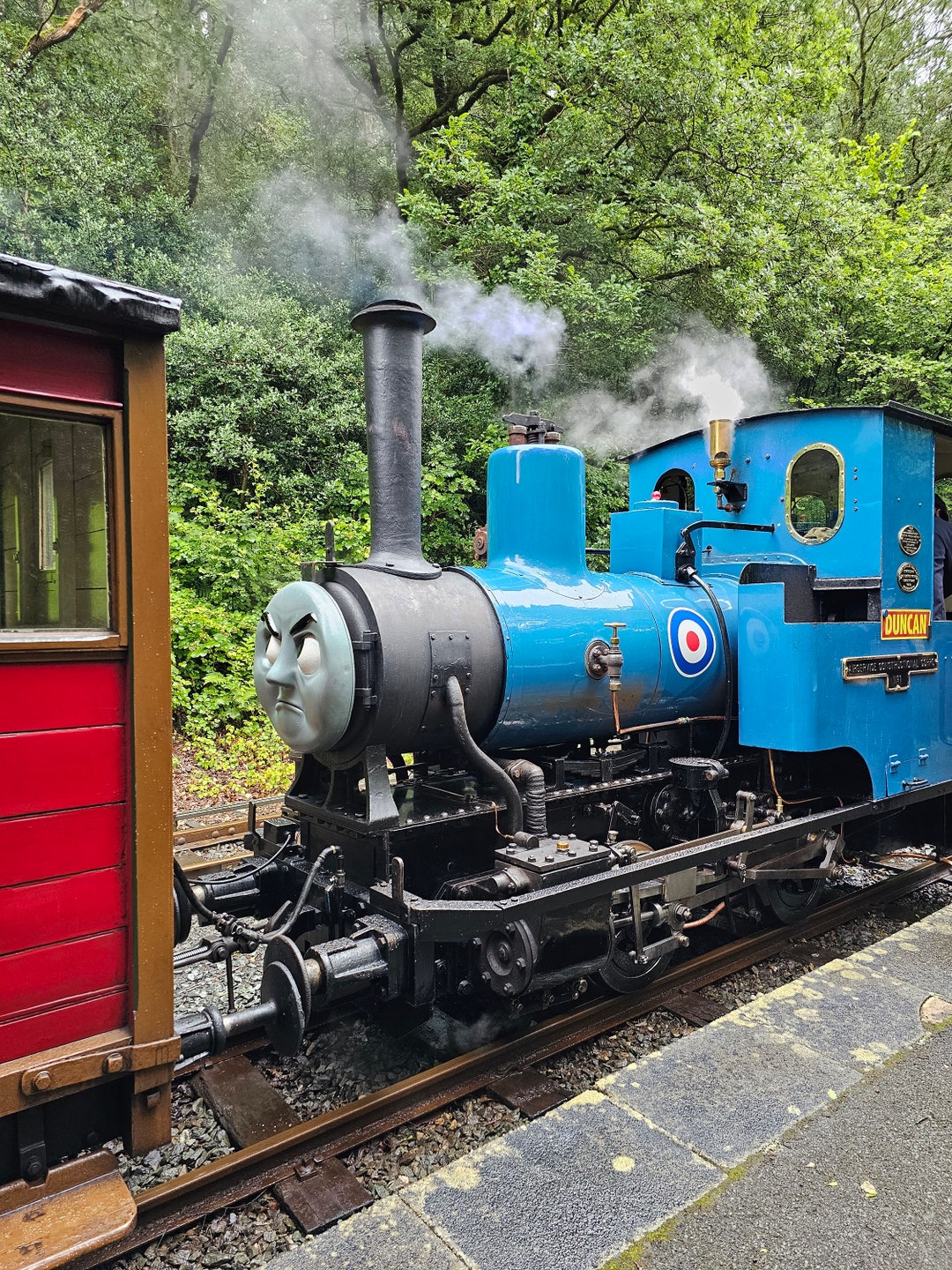 Framed A4 Steam Train Duncan, Thomas the Tank Engine Awdry Extravaganza ...