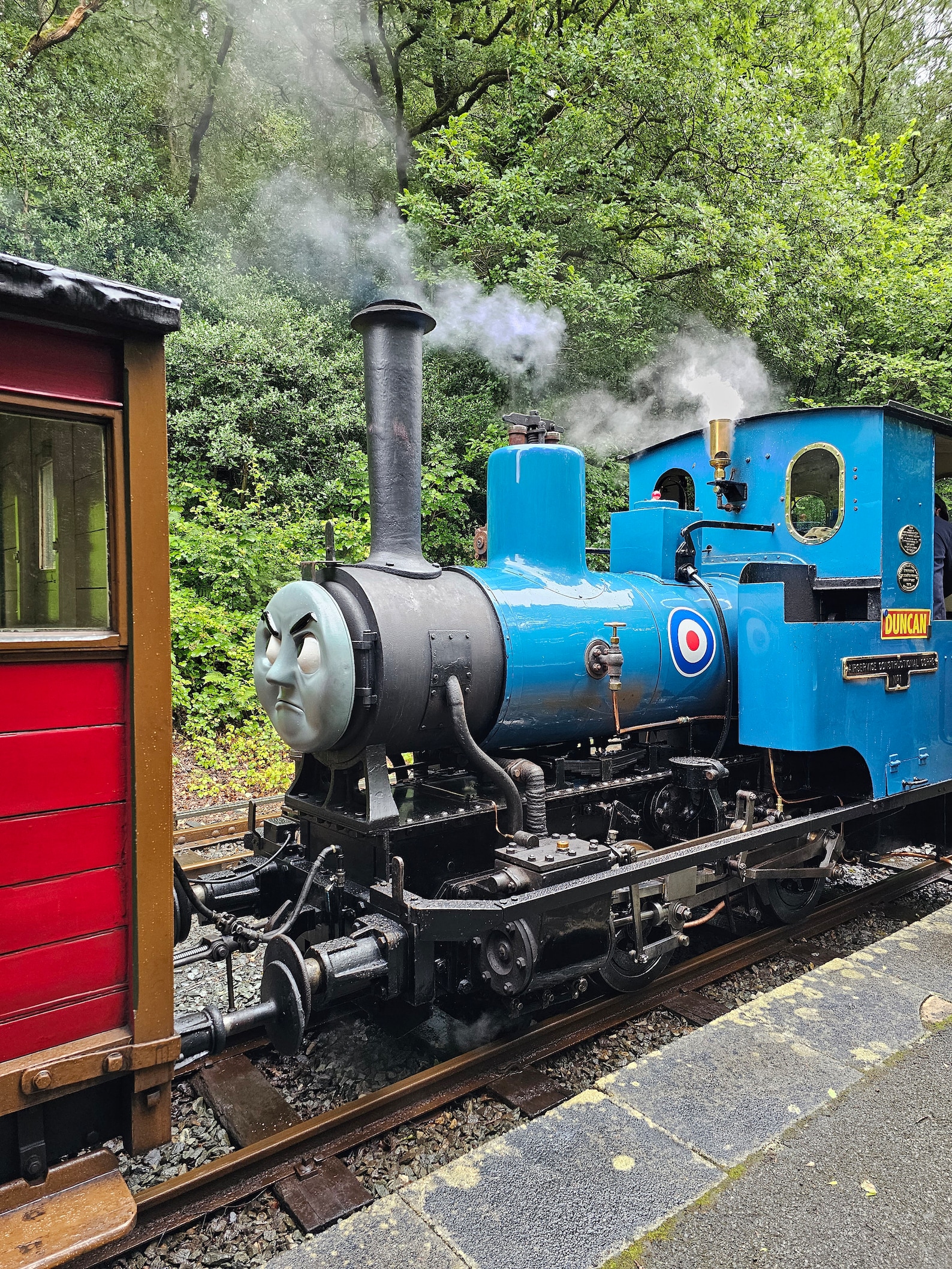 Framed A4 Steam Train Duncan, Thomas the Tank Engine Awdry Extravaganza ...